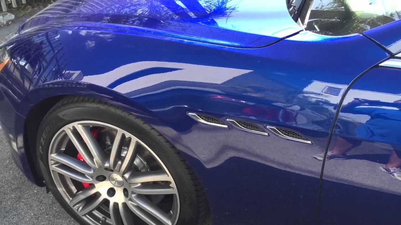 Maserati car alarm - YouTube