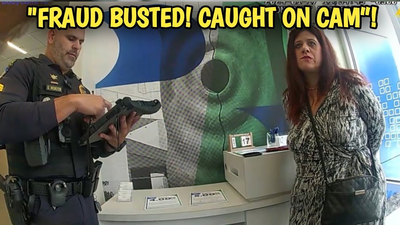 "Fraud in Progress: Bank Scam Suspect Caught on Camera | Real Police ...