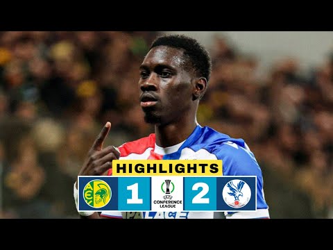 AEK Larnaca vs Crystal Palace 1-2 Highlights | Ismaila Sarr Goal | Petros Ioannou Red Card | Saborit