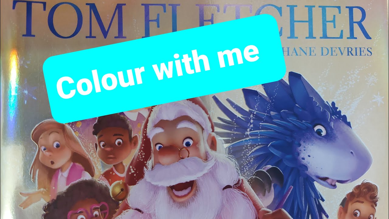 Colour with me in Tom Fletcher's 'The Christmasaurus' - Adult colouring ...