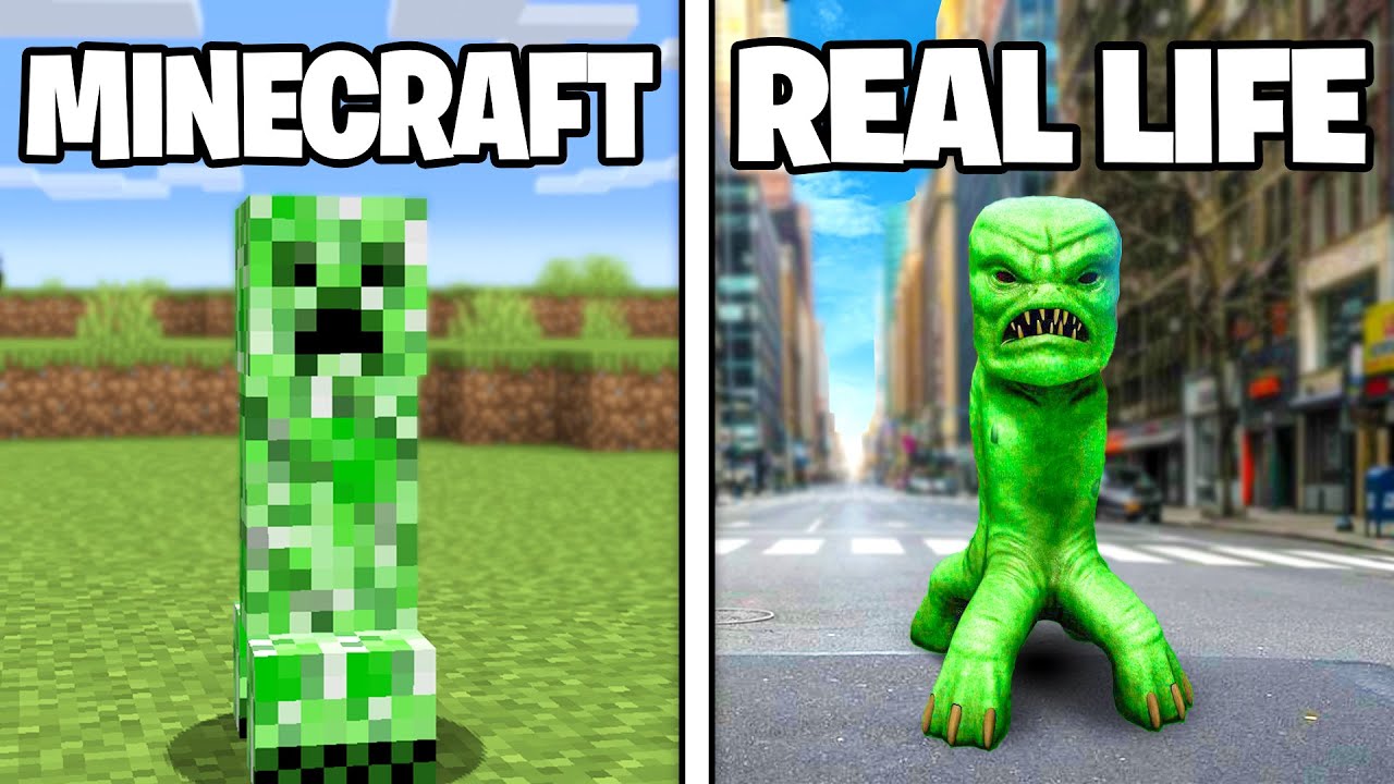 Basher Minecraft In Real Life
