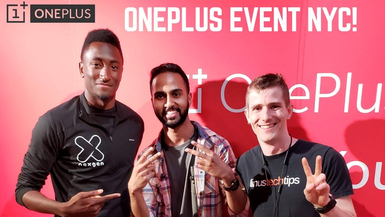 OnePlus 6 Event Ft. MKBHD & Linus Tech Tips - YouTube