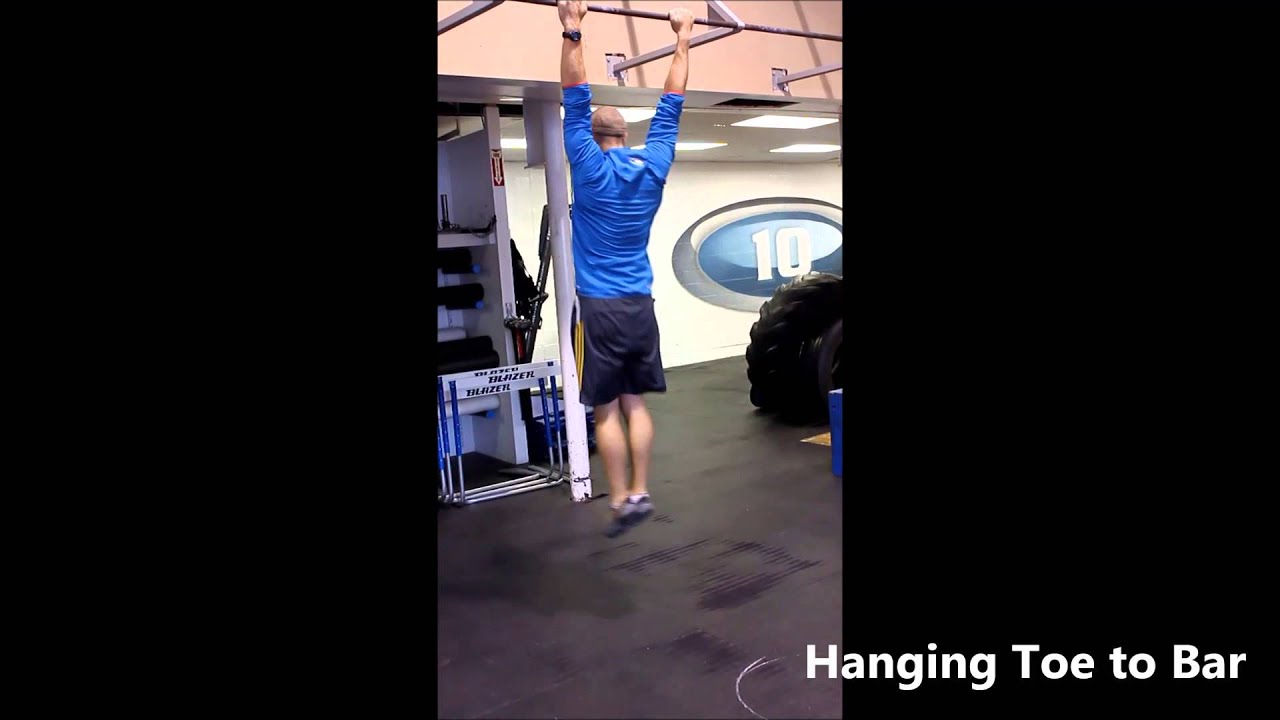 Hanging Toe to Bar - YouTube