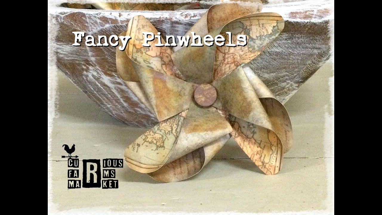 Carmen's Curious Tutorial: Fancy Pinwheels - YouTube