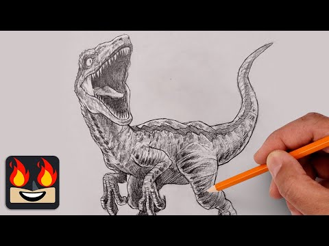 How To Draw a Velociraptor | Sketch Tutorial