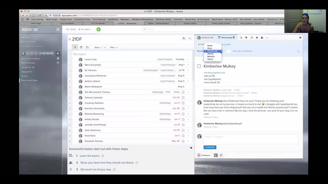 How to Keep Track of Contacts in Asana - YouTube
