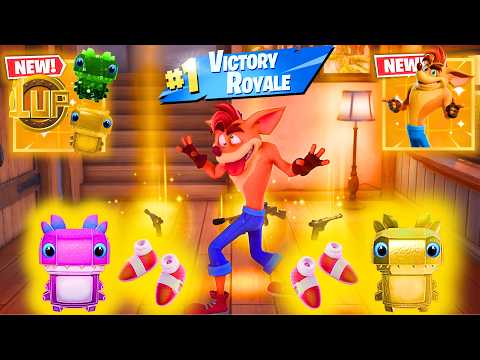 CRASH BANDICOOT vs NEW MYTHIC'S CHALLENGE (NEW!! Fortnite Chapter 7 Season 4)