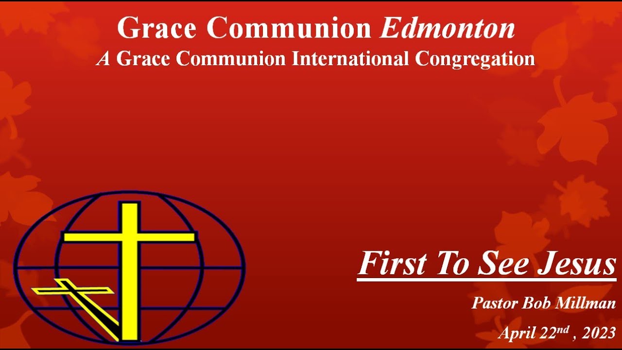 First To See Jesus - YouTube