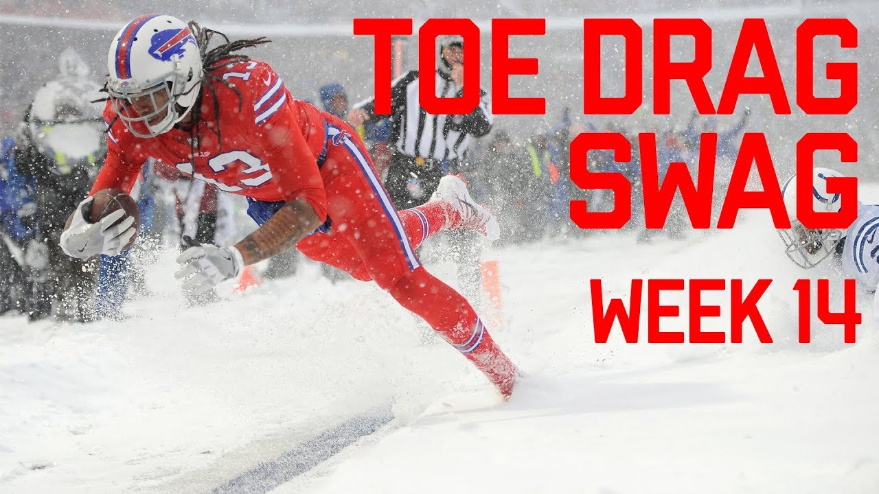 Best Sideline Toe-Drag Catches of Week 14! | Good Morning Football ...