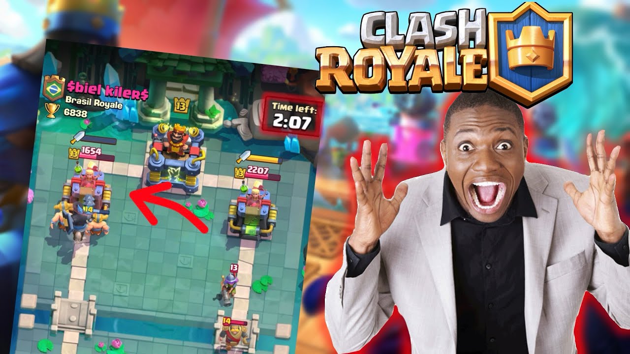 Tower destroyed in 2 seconds in Clash Royale - YouTube