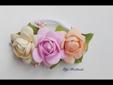 Повязка для новорожденной девочки 🌺🌺🌺👸 - YouTube