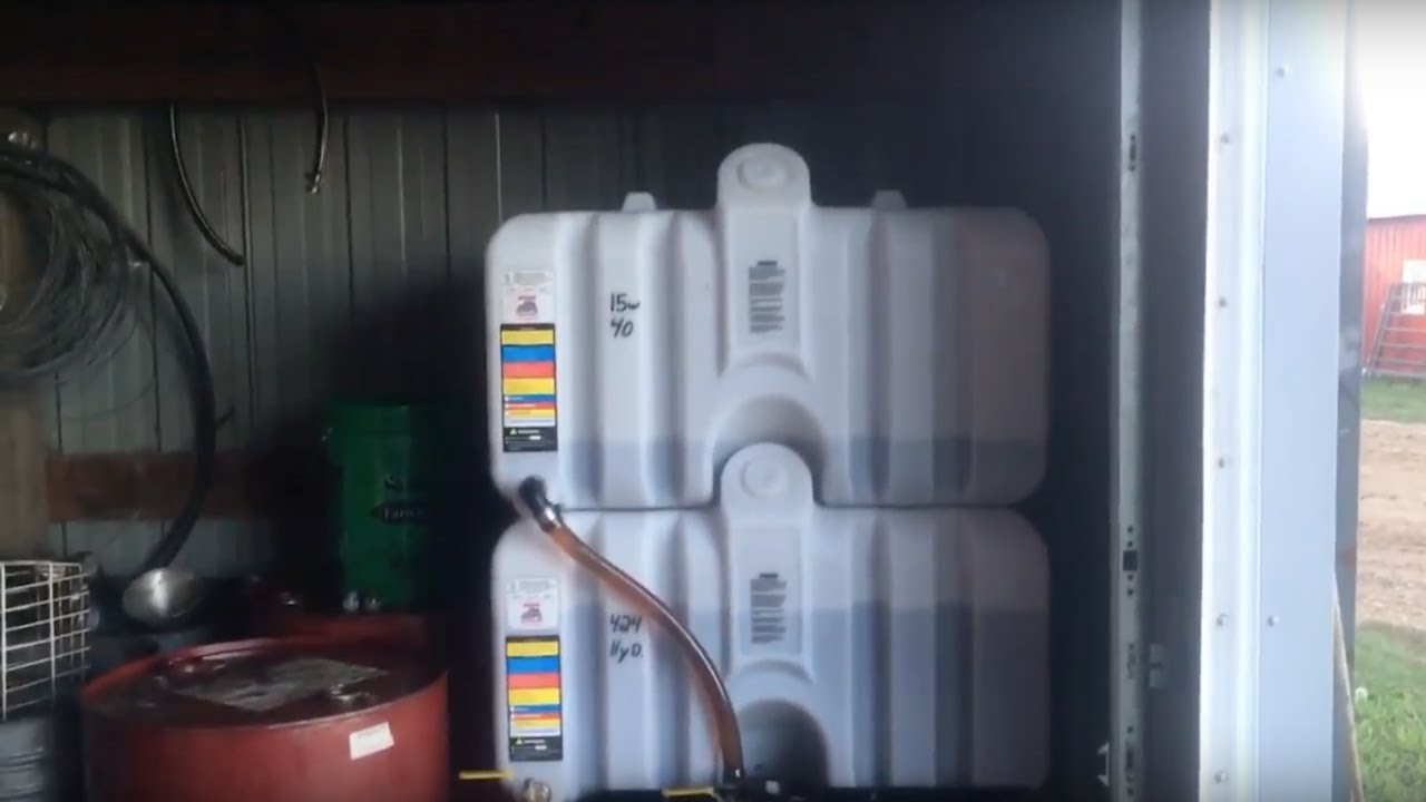 Rhino Tuff Stackable Oil Tanks - YouTube