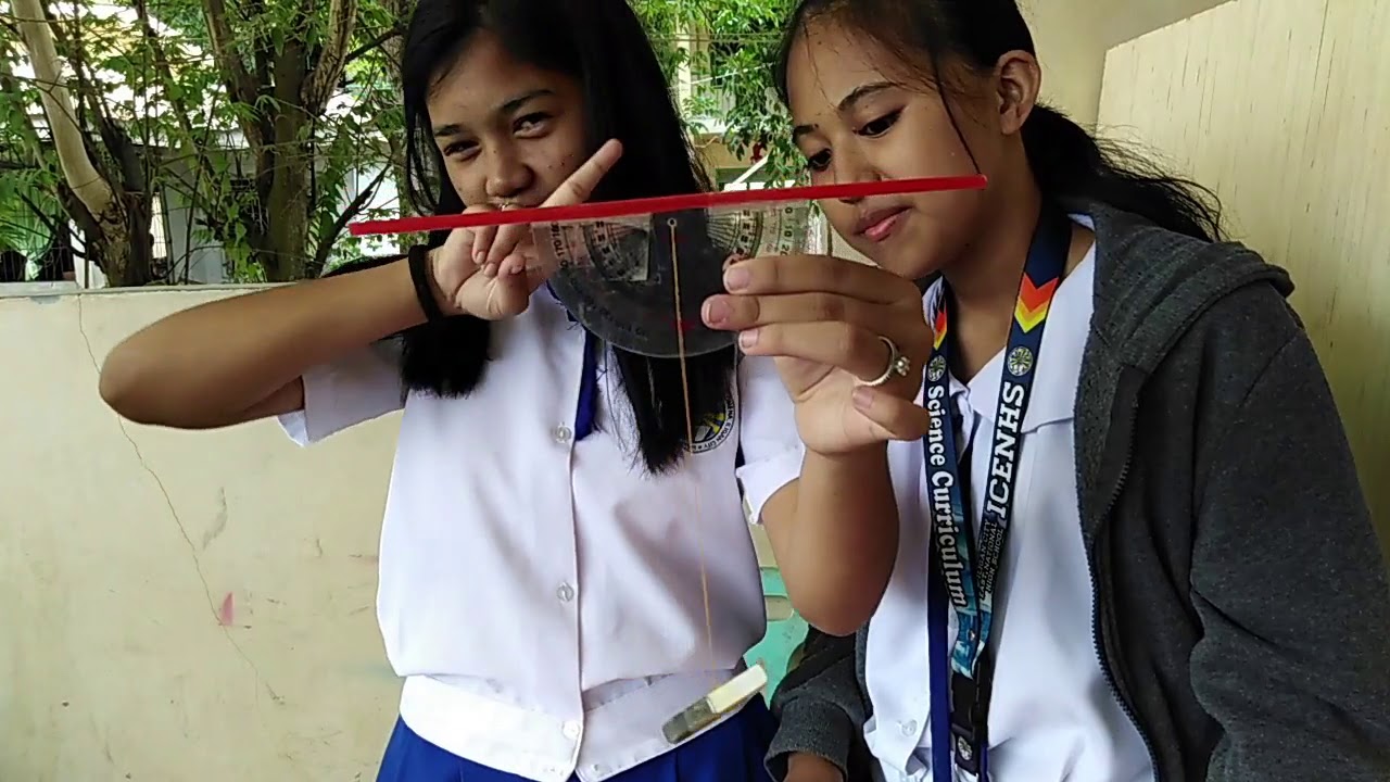 HOW TO MAKE & USE A CLINOMETER: GROUP 2 NEWTON - YouTube
