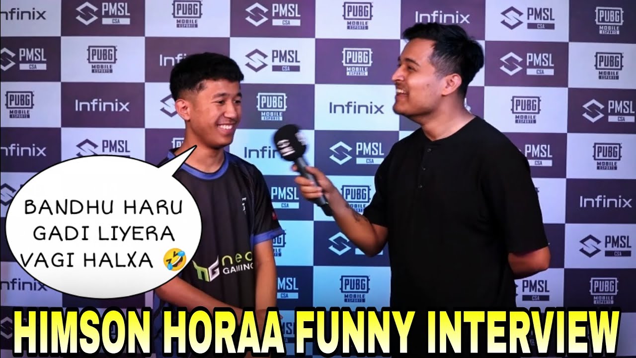 HIMSON Horaa Funny Interview For PMSL CSA 2024 | Clash with kvn #cr7horaa #horaaesports - YouTube