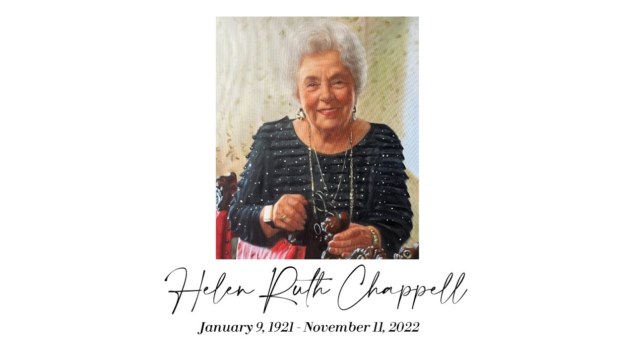Helen Ruth Chappell Memorial Service - YouTube
