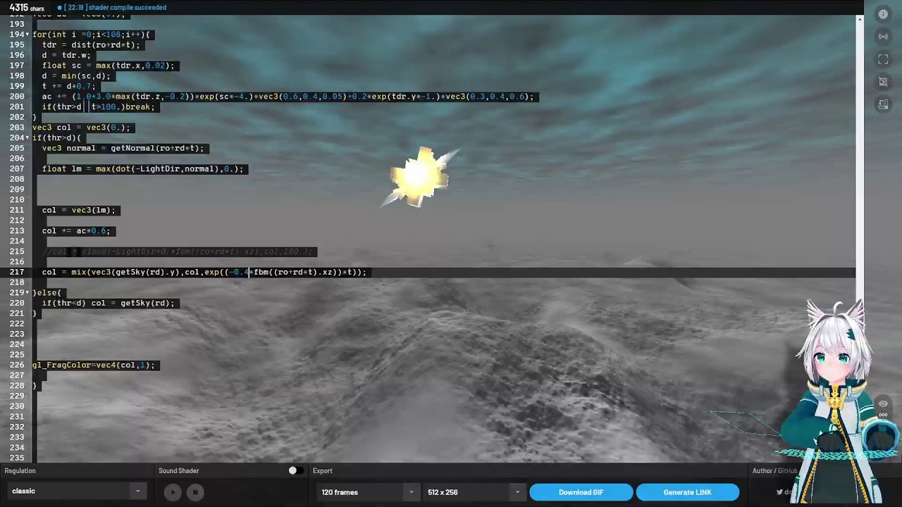 【ライブコーディングで動画を作る】3 hour shader live coding - YouTube