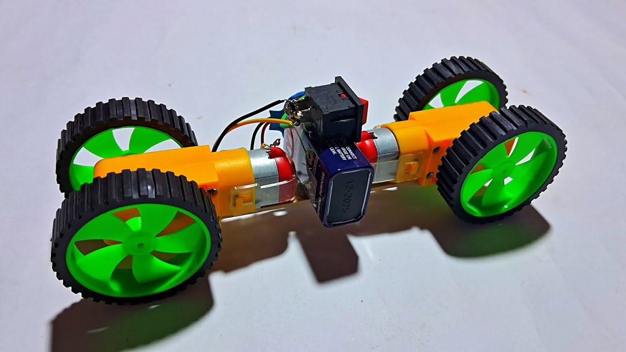 How to make a Gear Motor Car || The Universal Maker || - YouTube