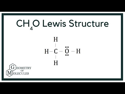 CH4O Lewis Structure (Methanol) - YouTube