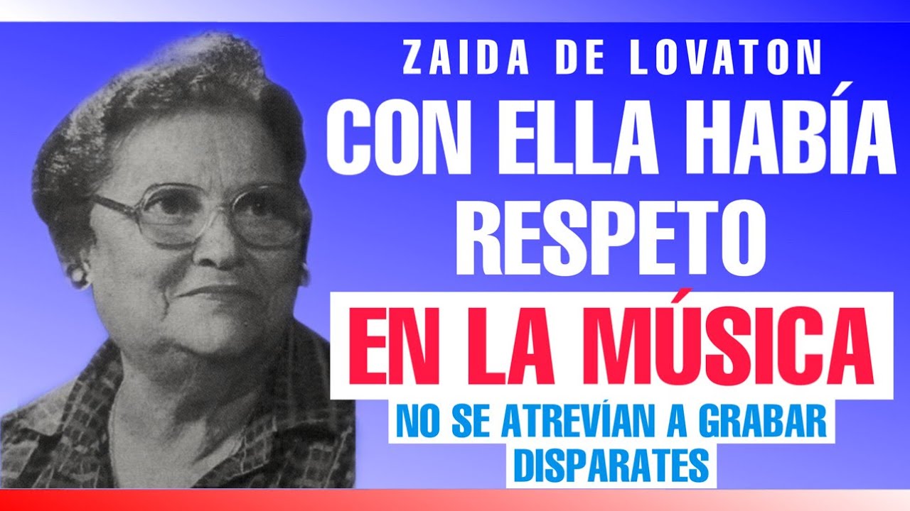 QUIÉN FUE ZAIDA Y PORQUÉ TODOS LOS ARTISTAS LE TENÍAN MIEDO - YouTube