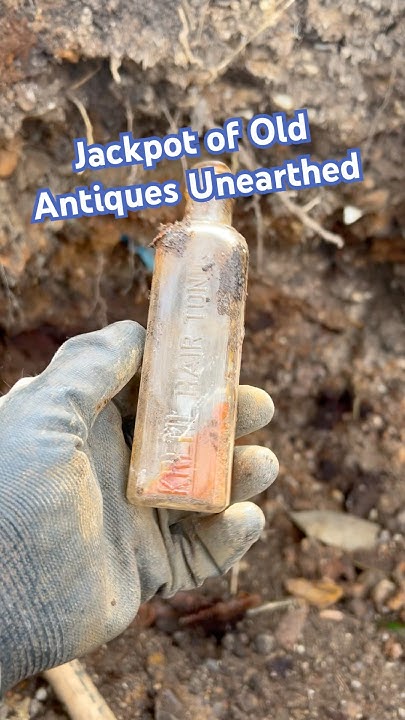 Archaeology Digging Jackpot of 100 Year Old Bottles 🔥 #shorts #history #antique #vintage - YouTube