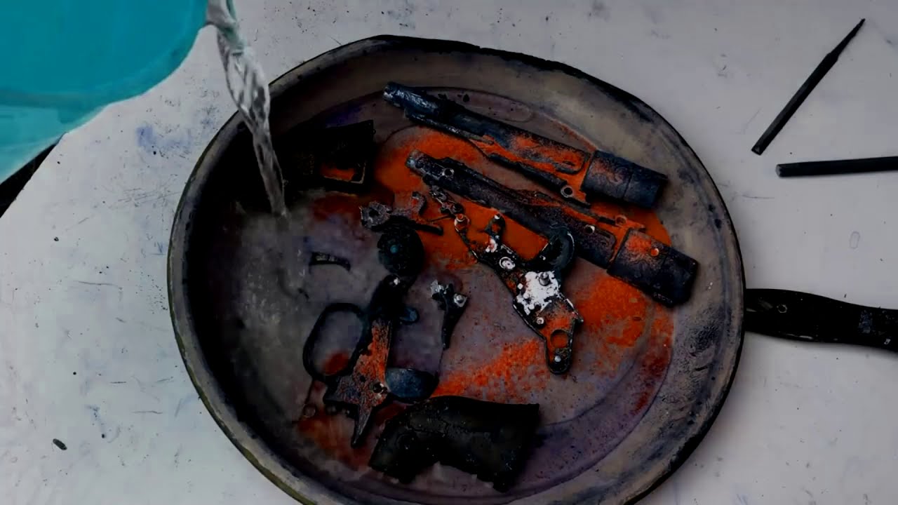 rusty colt walker restoration - YouTube