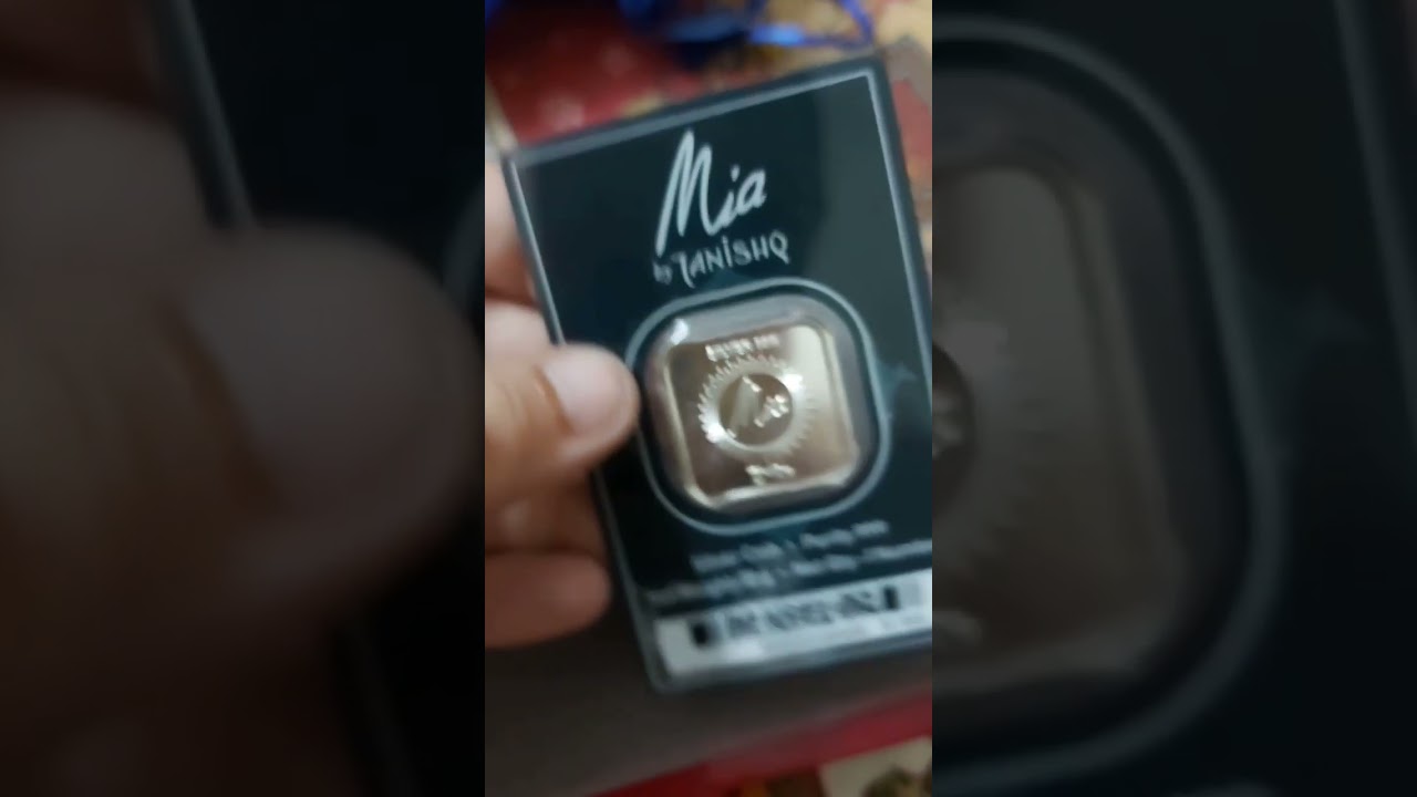 Silver 10 gm bar #tanishqgoldjewellery #silverbar #miasilver Tanishq ...