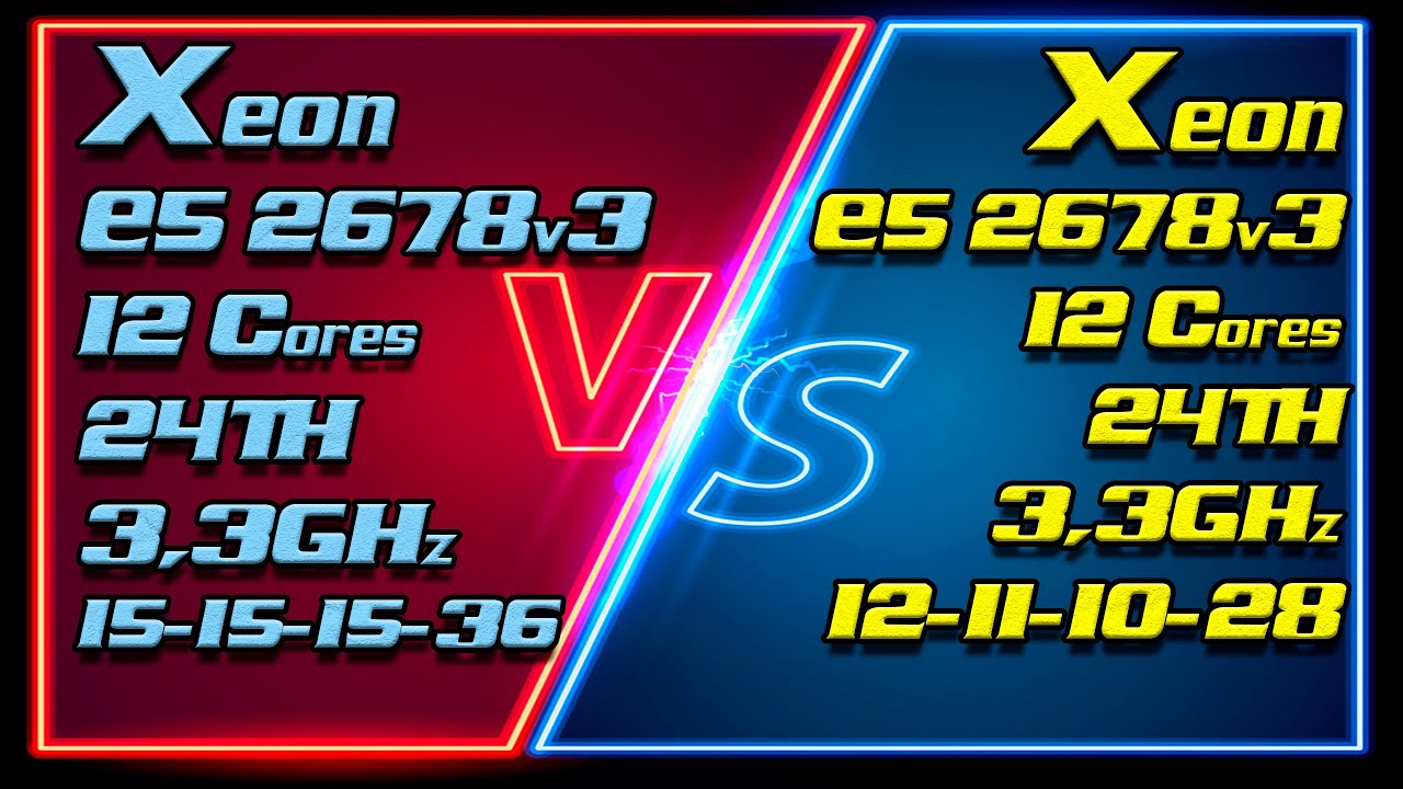 Xeon E5 2678v3 (3300MHz) Unlock Turbo Boost. Stock Timings vs MAX OX ...