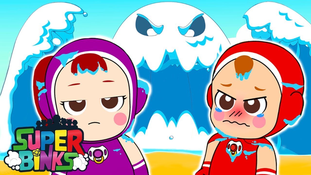 SERANGAN Monster Gelombang Laut! | Super Binks Full Episodes | Kids ...