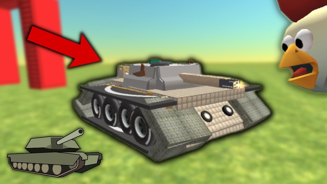 TANK IN CHICKEN GUN - YouTube