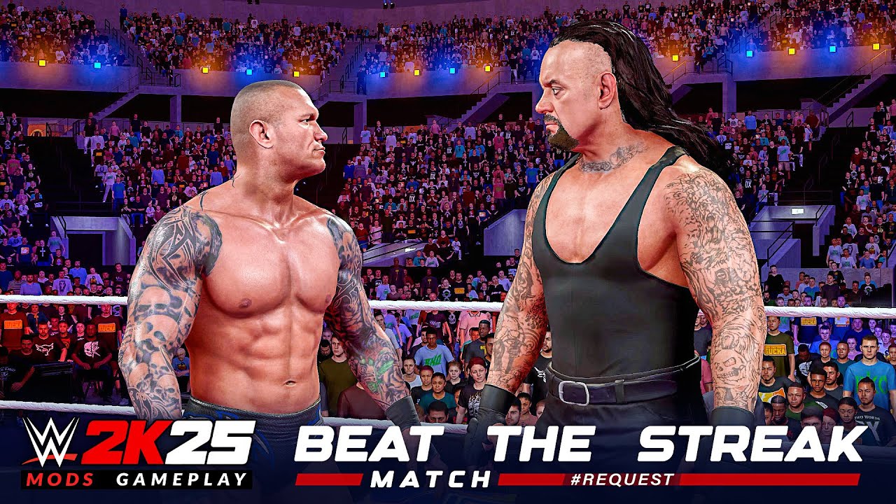 WWE 2K25 Randy Orton vs The Undertaker at Wrestlemania! - YouTube