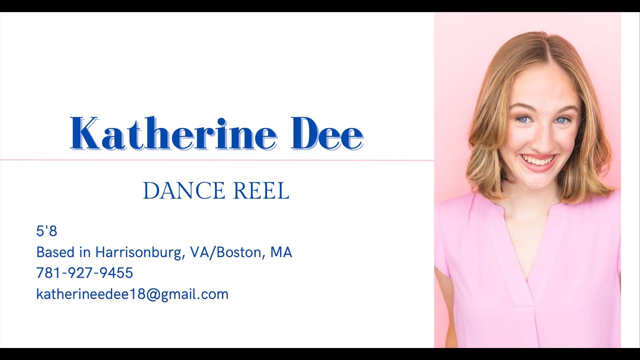 Katherine Dee Dance Reel - YouTube