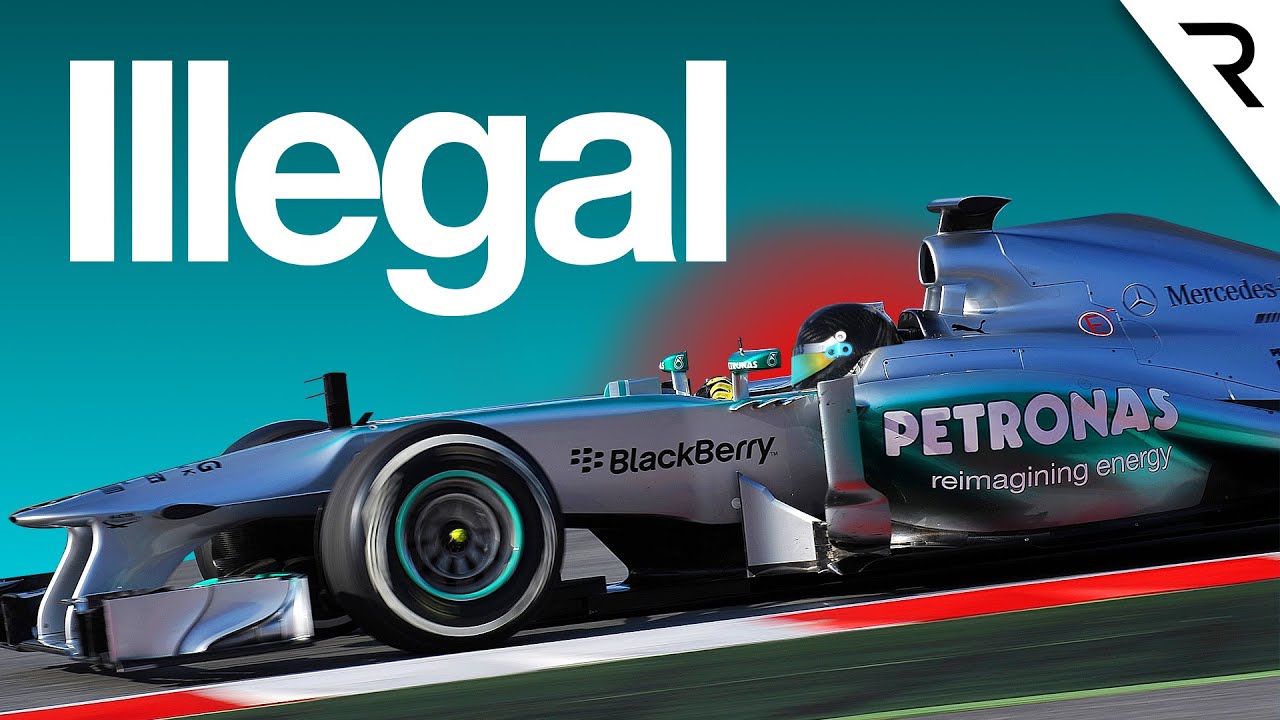 Mercedes' secret F1 test controversy - YouTube
