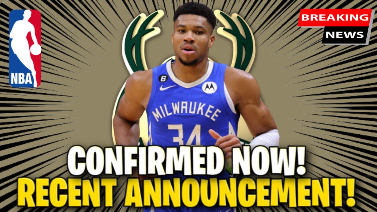🔥URGENT! THE BIG SURPRISE ANNOUNCED! NBA NUMBER 1 GIANNIS? MILWAUKEE ...