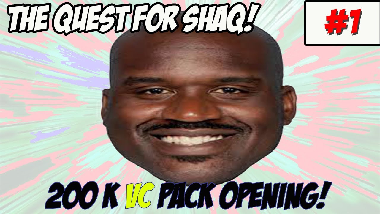 NBA 2K14 MyTEAM - 200k VC PACK OPENING - Quest for Shaq - YouTube