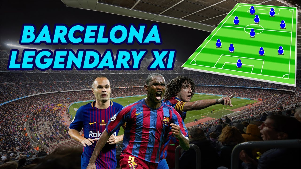 Legendary Barcelona XI | Won Champions League 2008/2009 - YouTube
