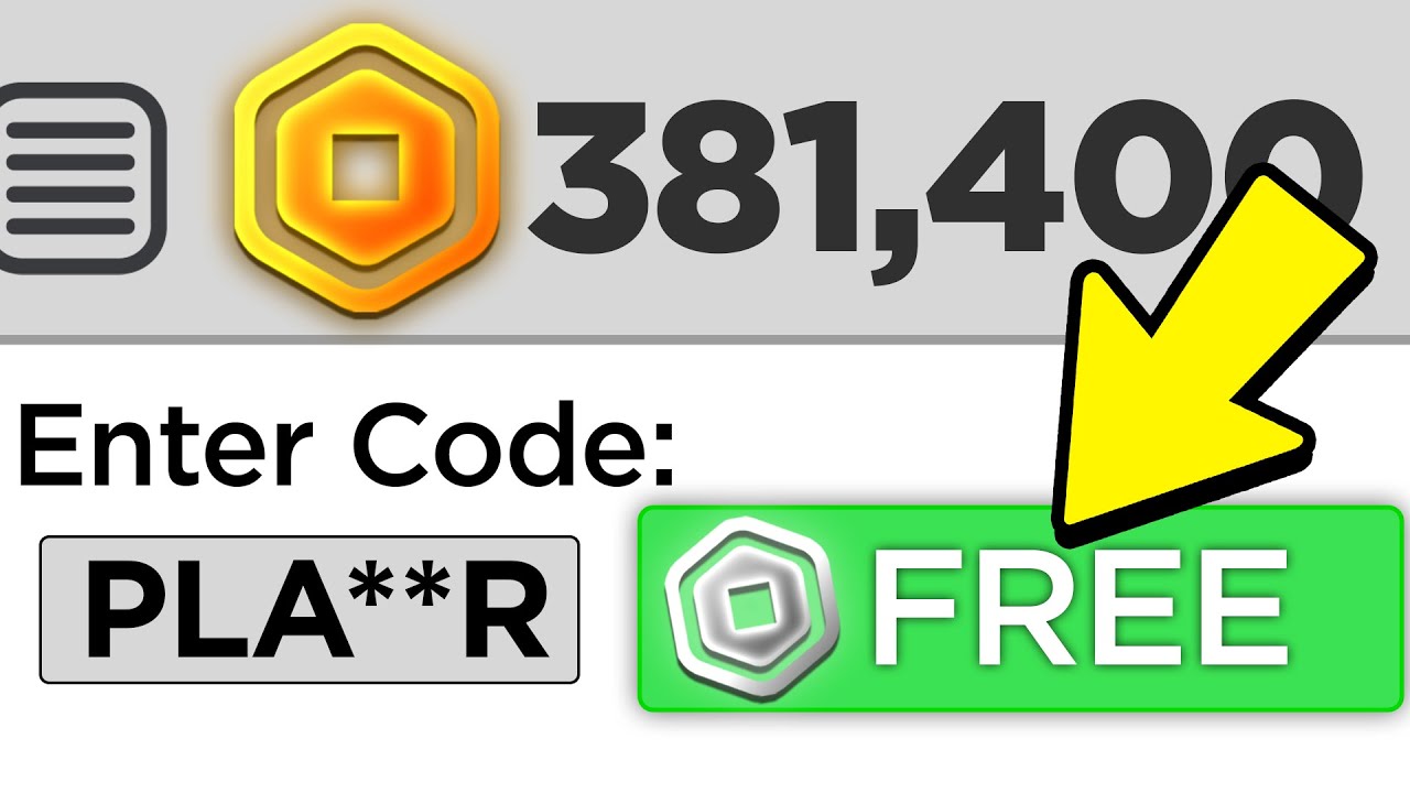 Enter This Code For FREE ROBUX in Roblox.. (2024) - YouTube