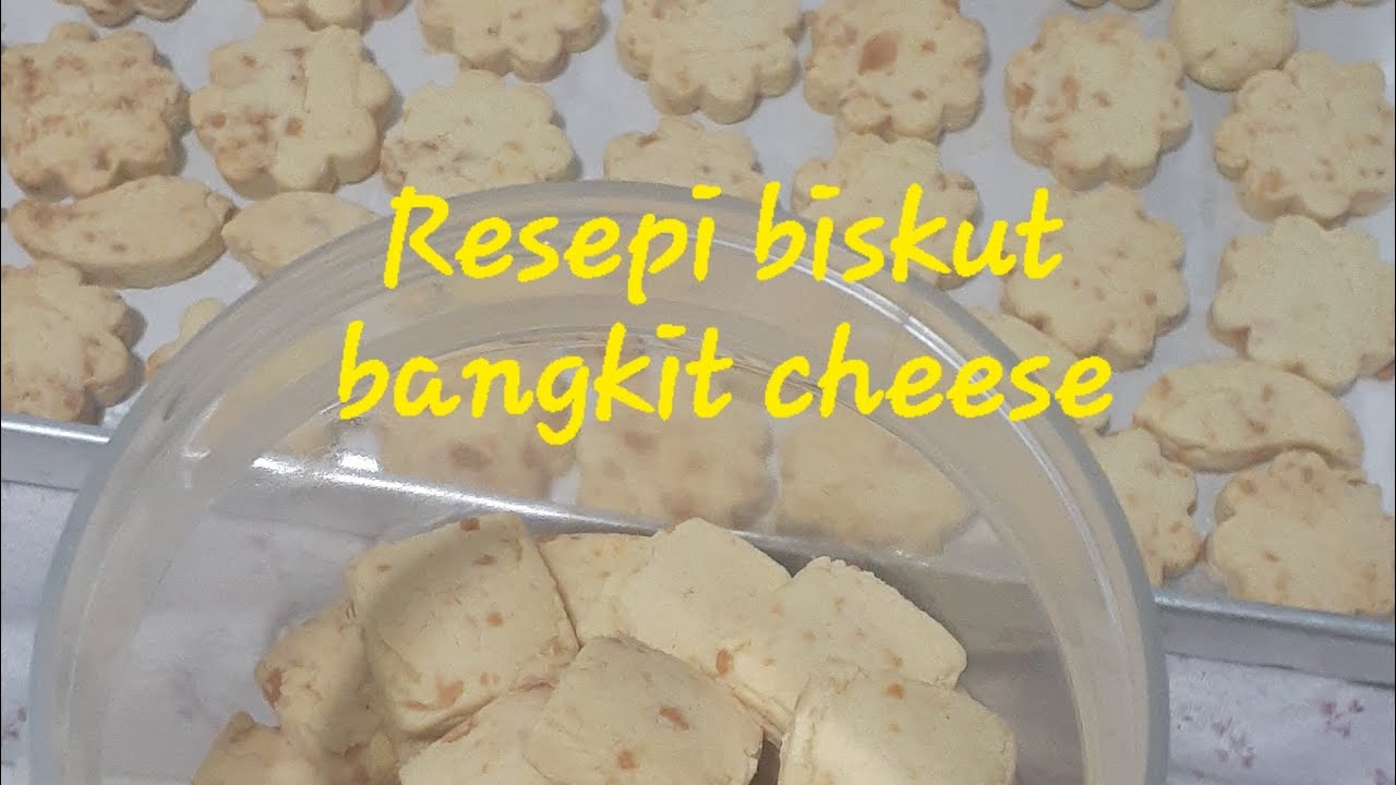 How to make Cheese bangkit cookies, cara buat biskut bangkit cheese ...