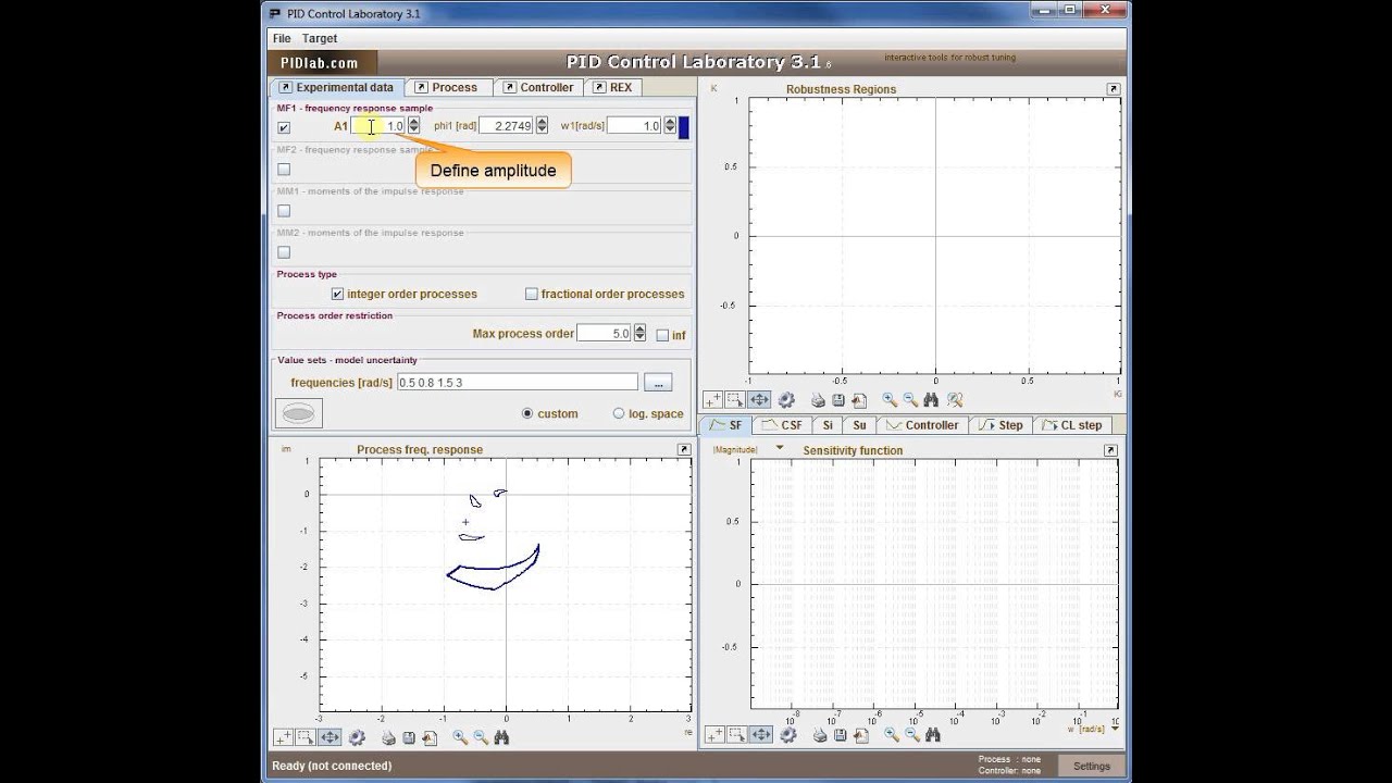 PID Control Lab - process model definition by experimental data (PIDlab ...