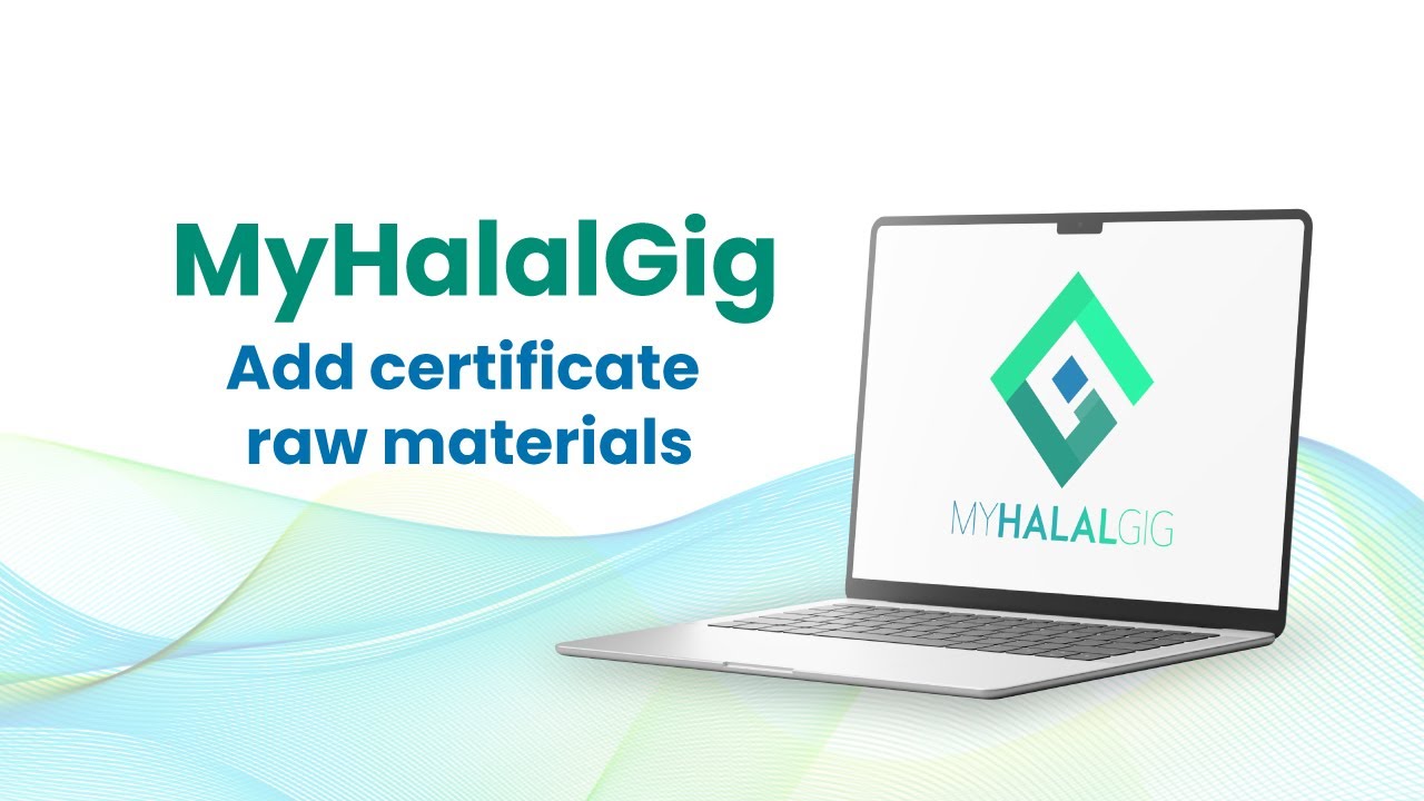 Digital Halal Assurance System : Add Raw Materials Certificate in ...