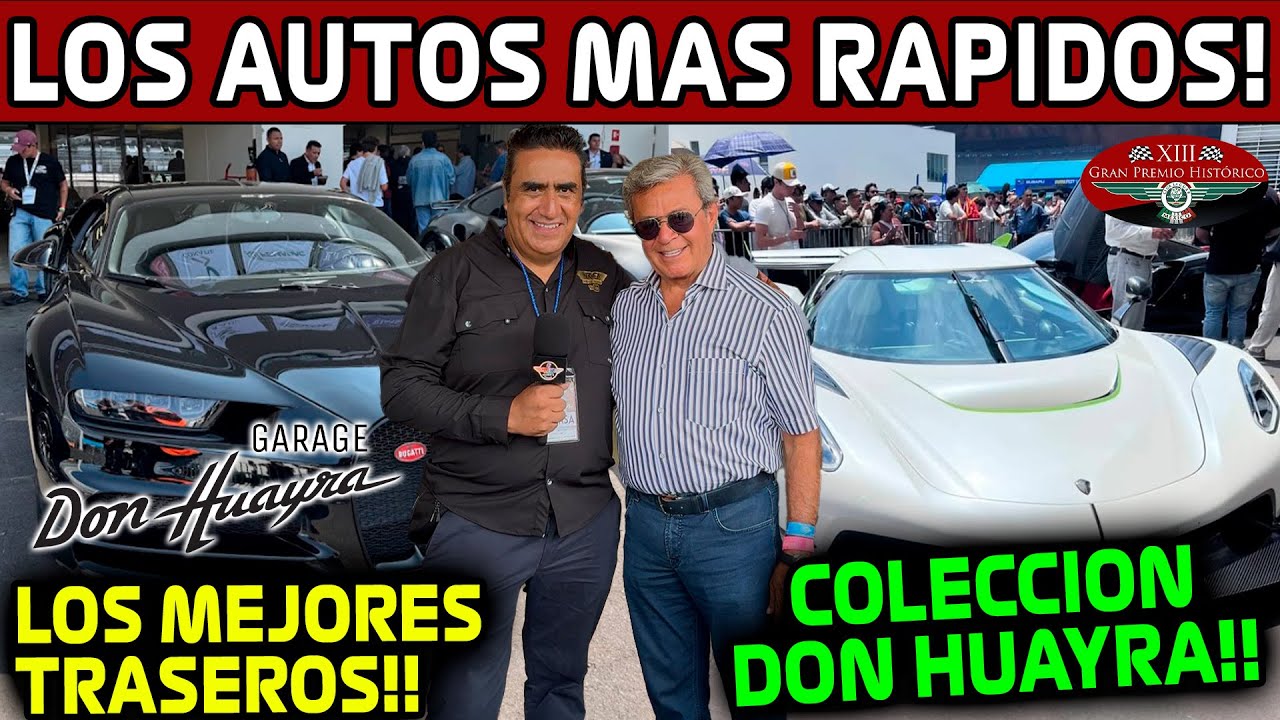LA COLECCION de DON HUAYRA!! LOS MEJORES AUTOS EXOTICOS!! GP HISTORICO ...