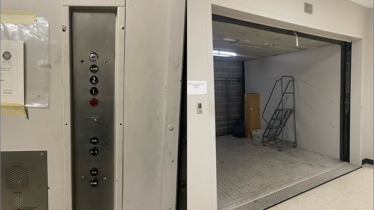 Epic Motor! 1963 Montgomery Traction Freight Elevator in Moline, IL ...