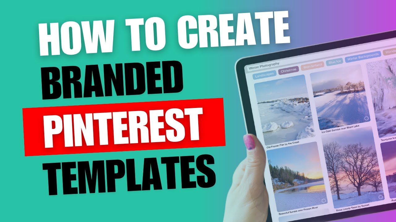 Create Unique Pinterest Pin Templates to Match Your Brand - YouTube