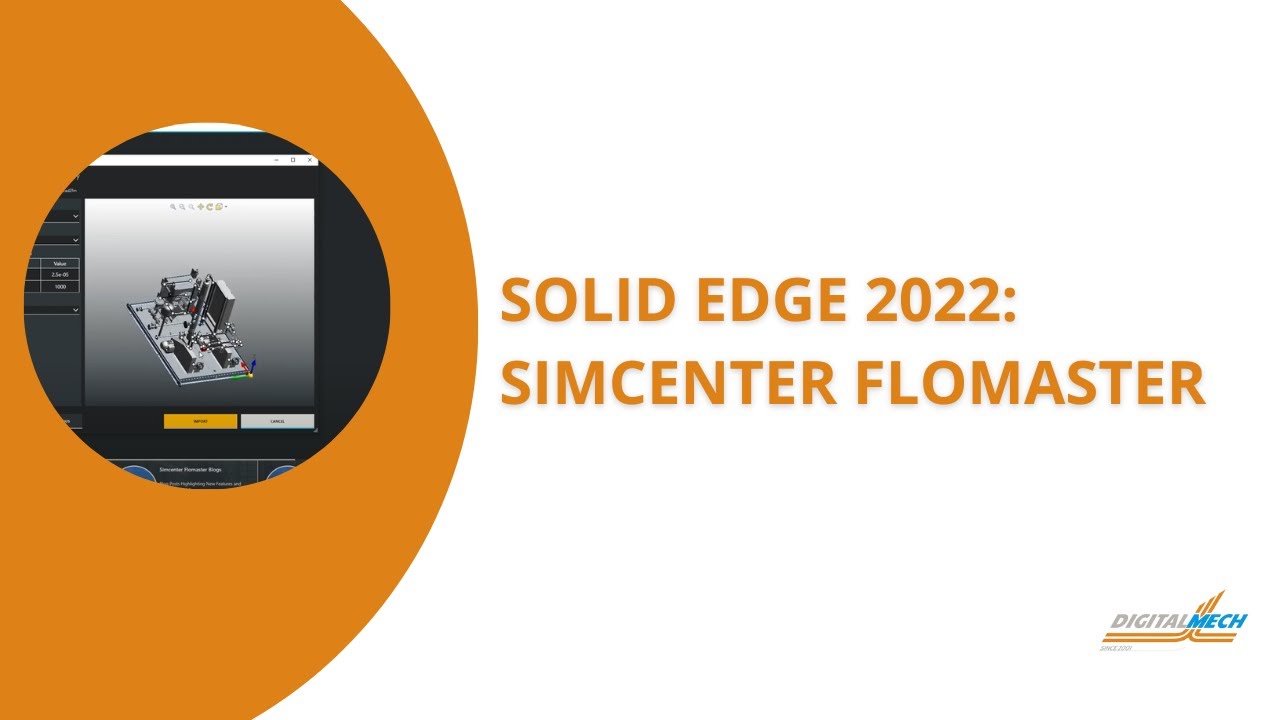 Solid Edge 2022: Simcenter Flomaster - YouTube