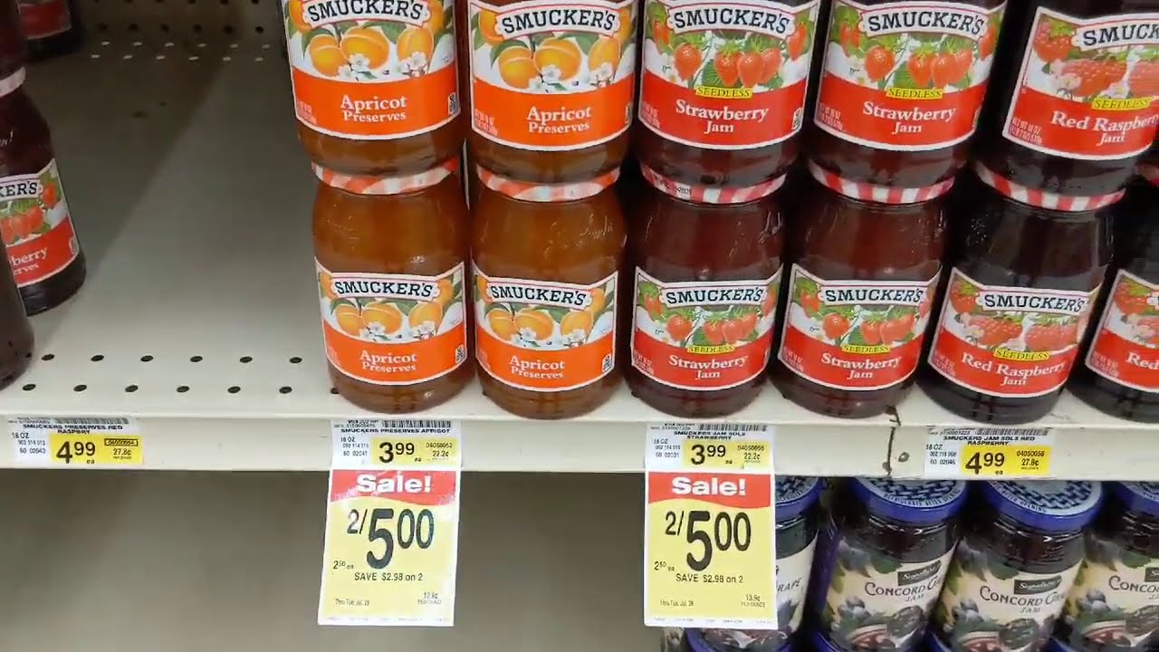 PoV- Albertsons Grocery Store Jelly Aisle - YouTube