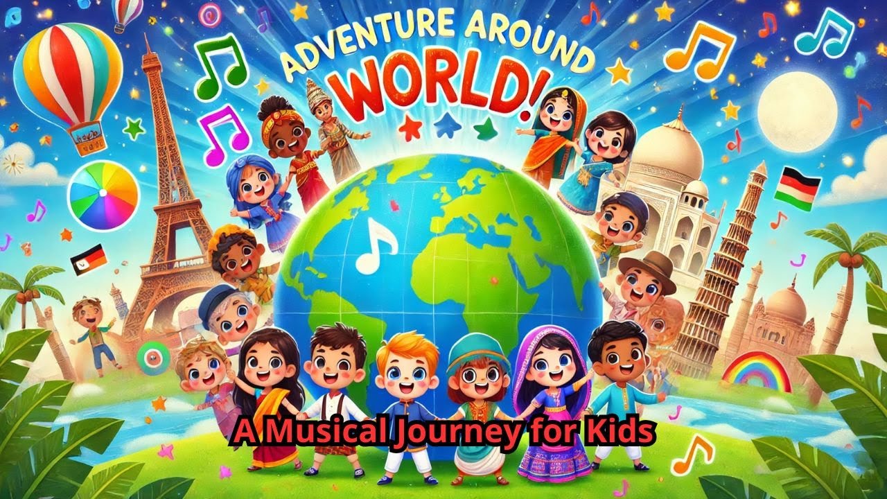 Adventure Around the World! 🌟 | A Musical Journey for Kids | Kids Song ...