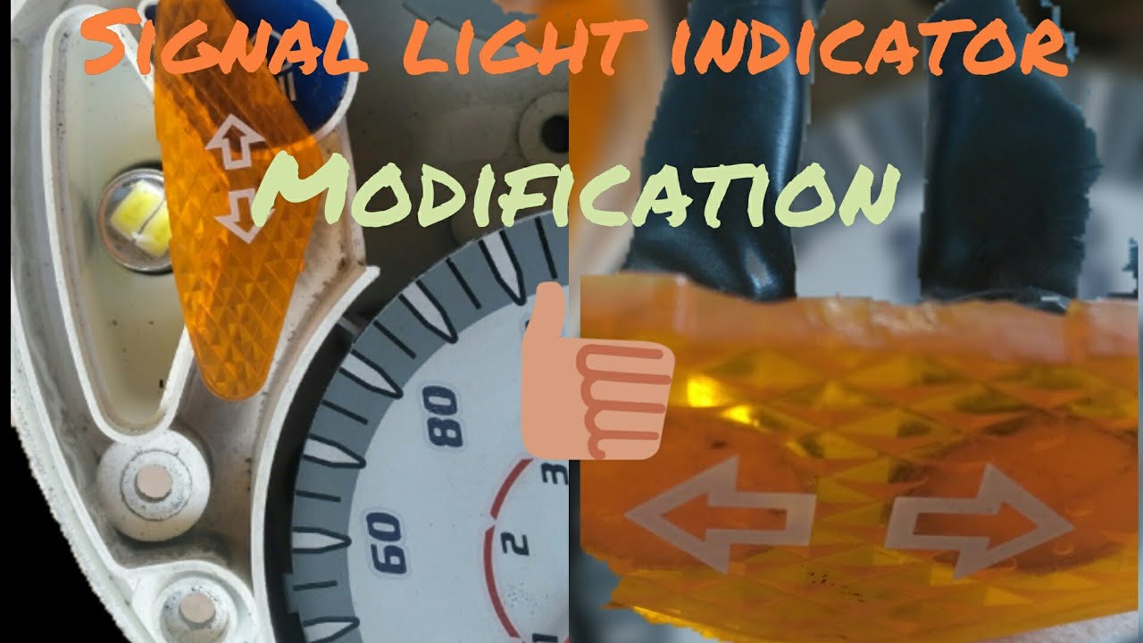 Honda xrm signal light indicator modification - YouTube
