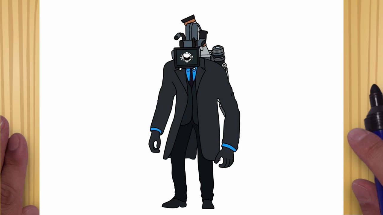 Cómo dibujar al Big Cameraman paso a paso #dibujos #cómodibujar # ...