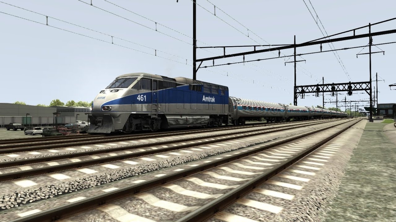 Train Simulator 2014 HD EXCLUSIVE: EMD F59PHi with 8 Amfleets on the ...