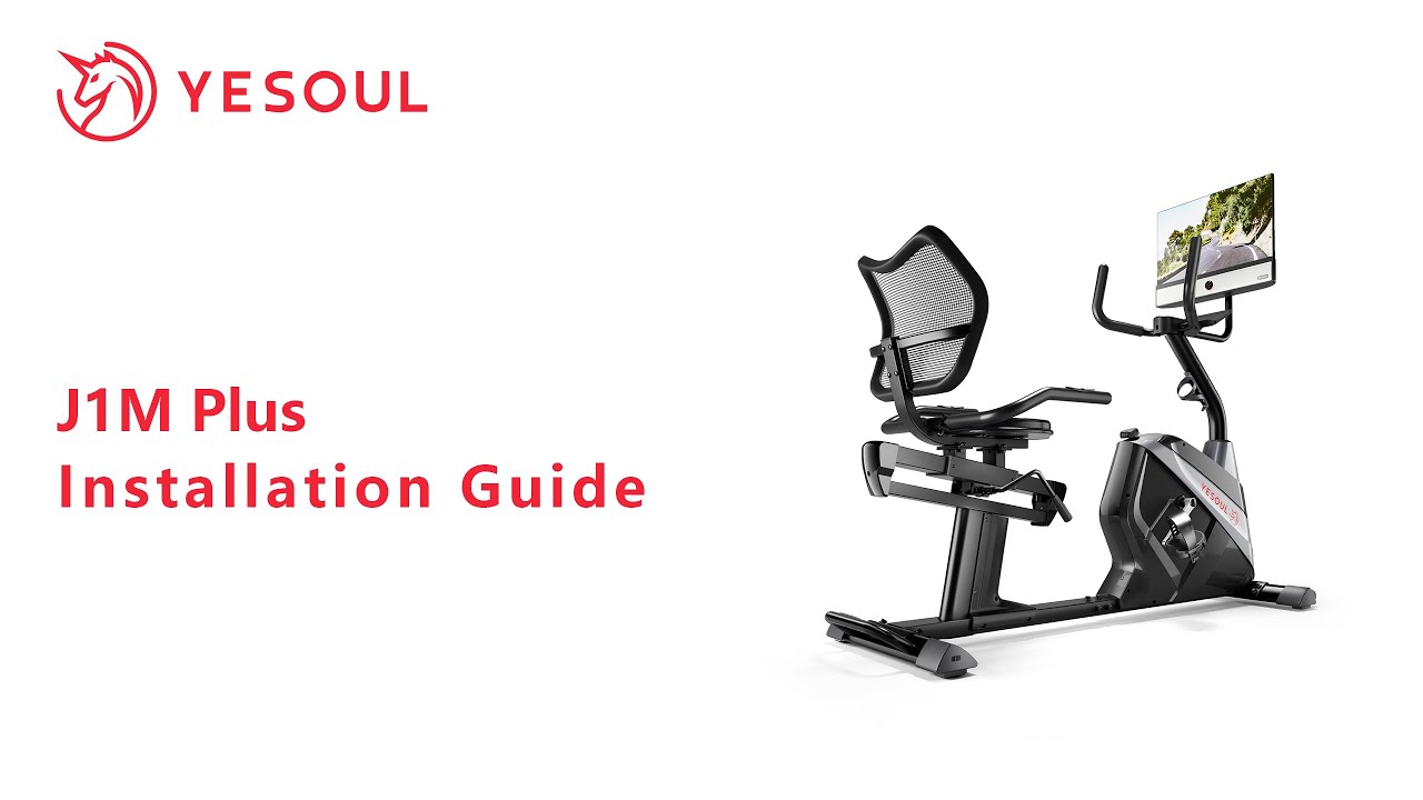 Yesoul Support: J1M Plus Recumbent Exercise Bike Installation Guide ...