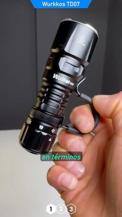 Wurkkos TD07 mini linterna LED Recargable y Resistente al agua - YouTube